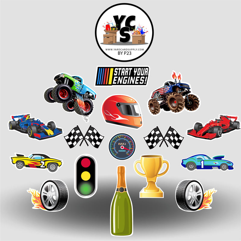 Start Your Engines Racing Set – Yard Card Supply Shop
